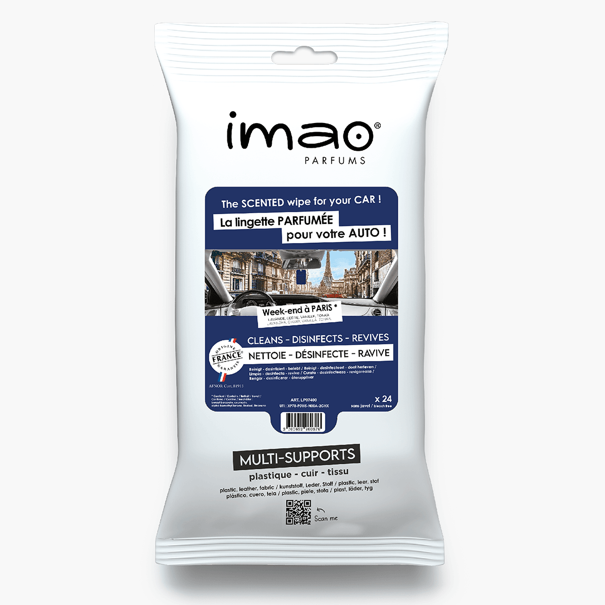 Imao Parfums - Week-end à Paris Våtservetter – Imao Parfums